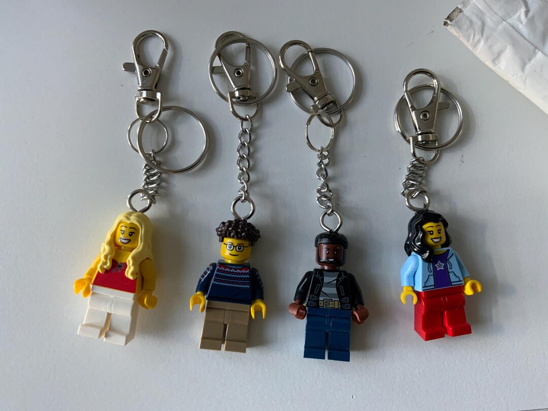 Personalised Mini Me Minifigure Key Ring. - Etsy