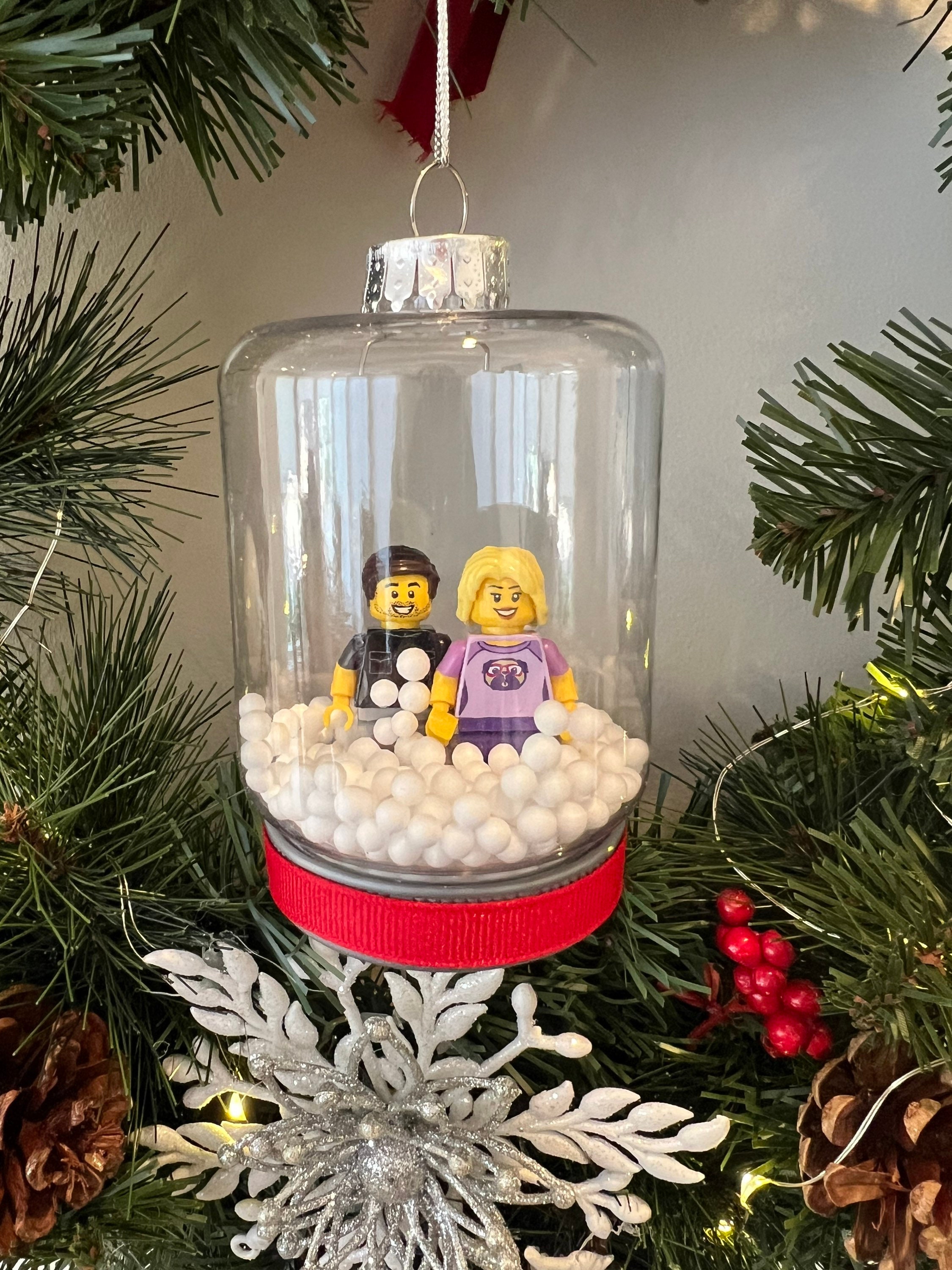 Personalised Mini Me Minifigure Xmas Baubles. Please Note: - Etsy