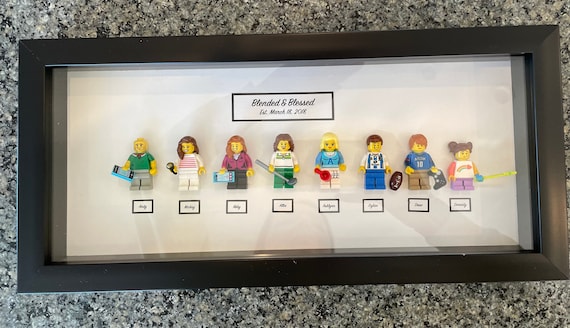Personalized Mini Me Minifigure Rectangular Large Frame - Etsy