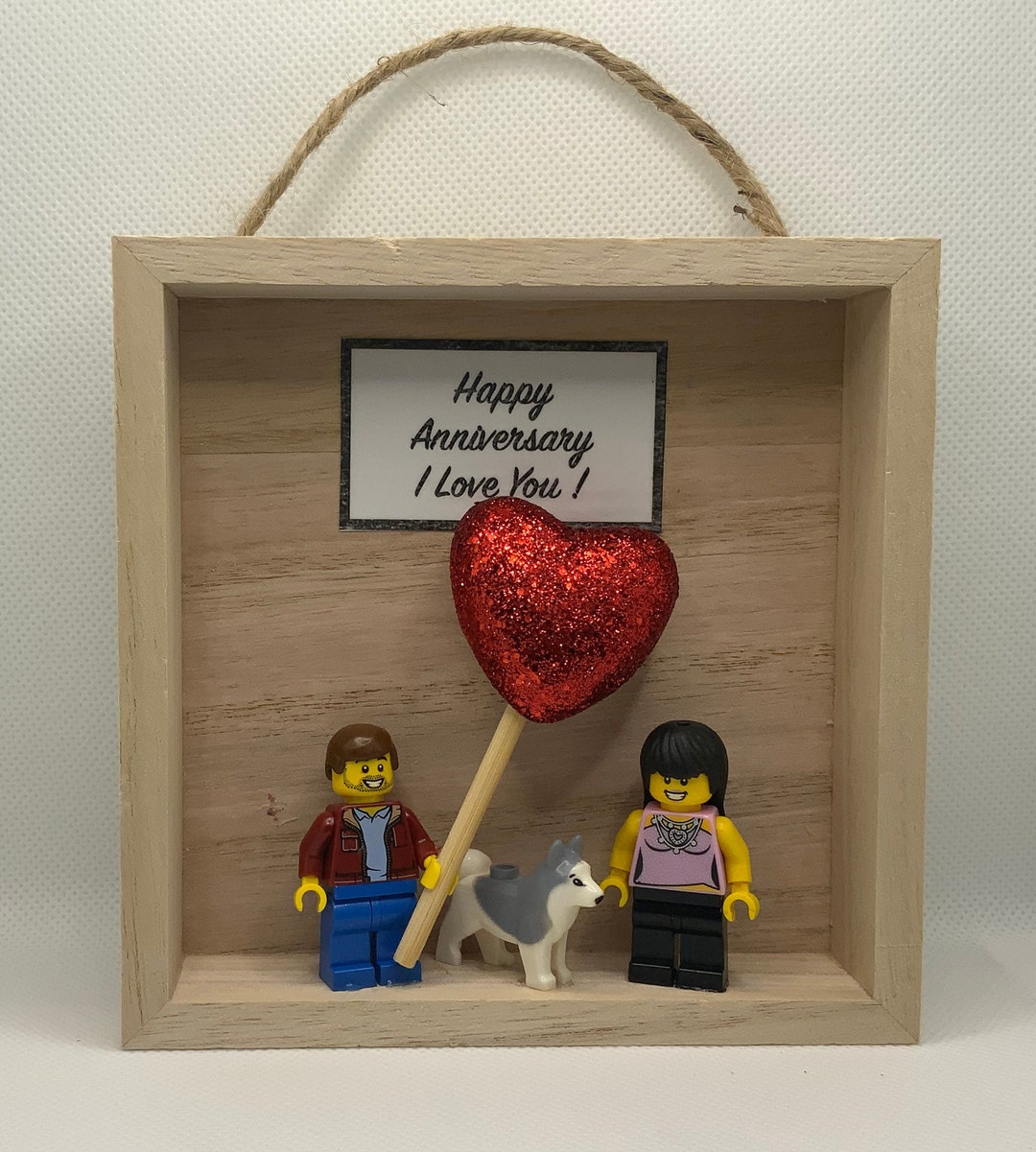 Personalised Mini Me Minifigure Wooden Frame. Last Day for Fathers Day ...