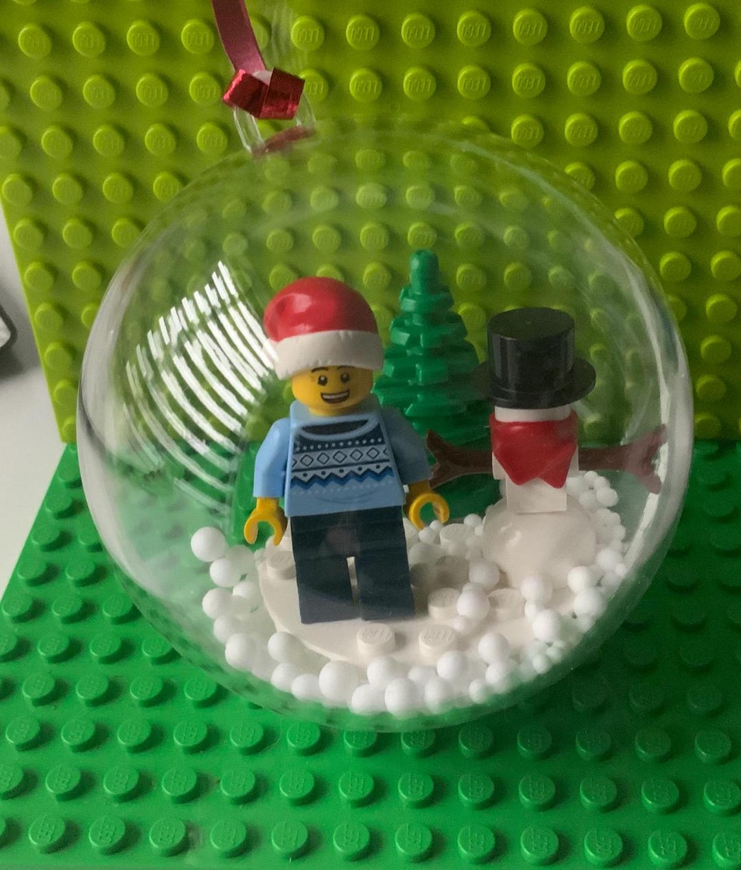Personalized Mini Me Minifigure Large Bauble - Etsy