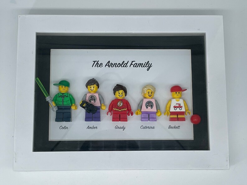 Personalized Mini Me Minifigure Frame - Etsy
