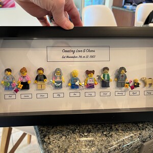 Personalized Mini Me Minifigure Rectangular Large Frame. Final ...