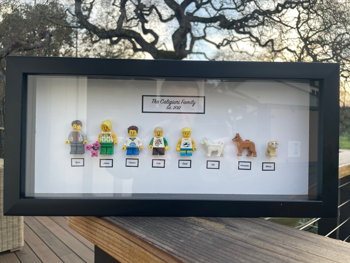 Personalized Mini Me Minifigure Rectangular Large Frame. - Etsy