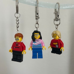 Personalised Mini Me Minifigure Key Ring. Price per Keychain. - Etsy