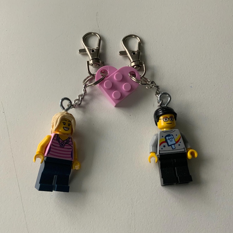 Personalized Legos Keychains - Etsy