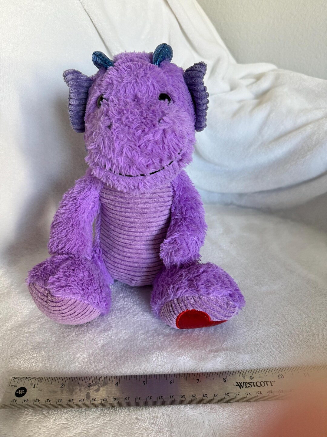 Drake the Purple Dinosaur Plush up for Adoption - Etsy