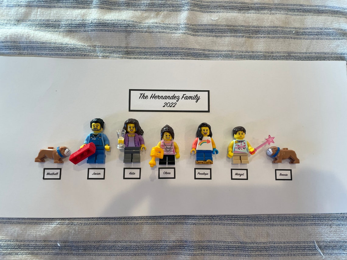Personalized Mini Me Minifigure Rectangular Large Frame. - Etsy