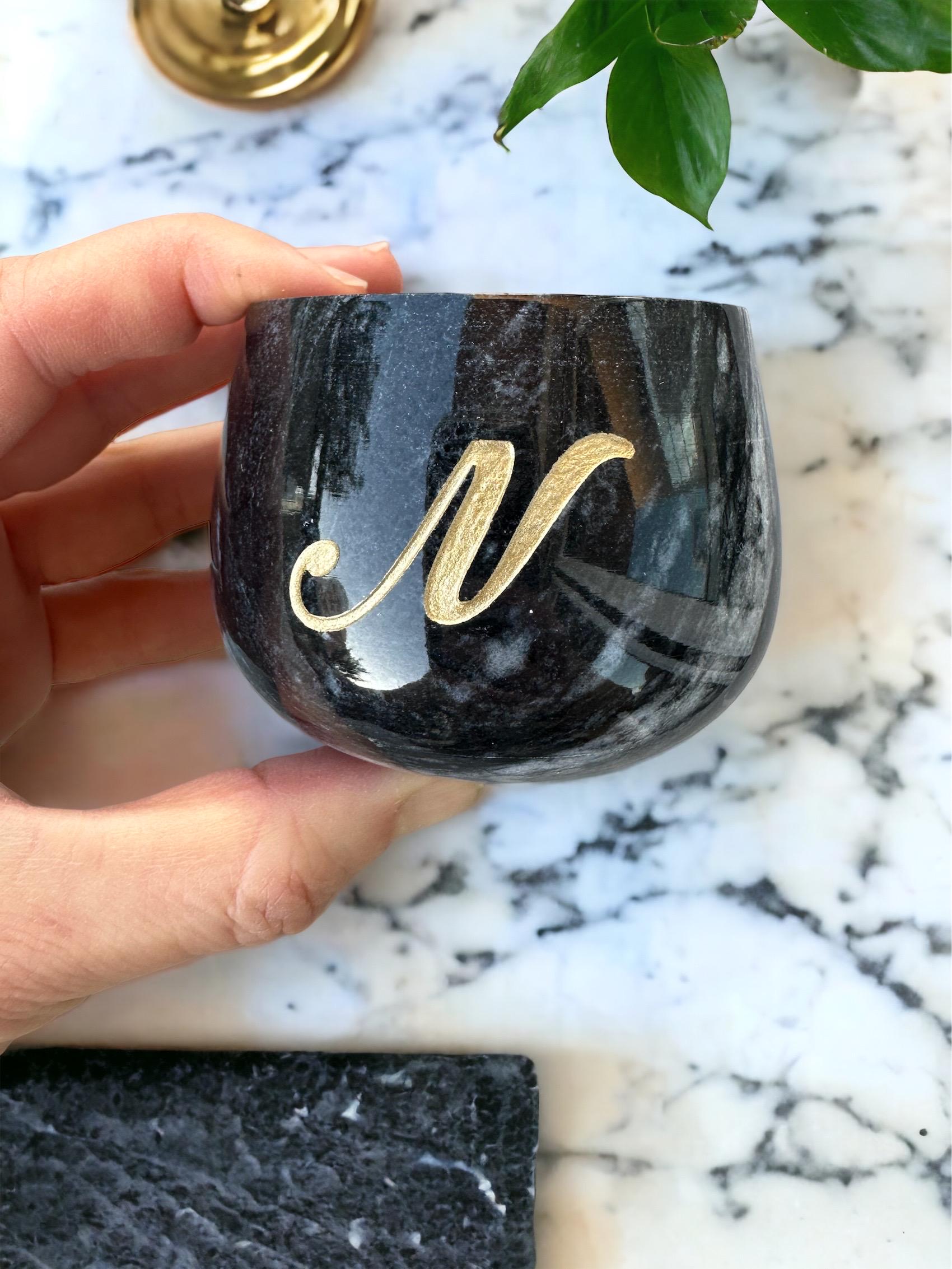 Handmade Personalized Marble Espresso Cup Without Saucer - Etsy
