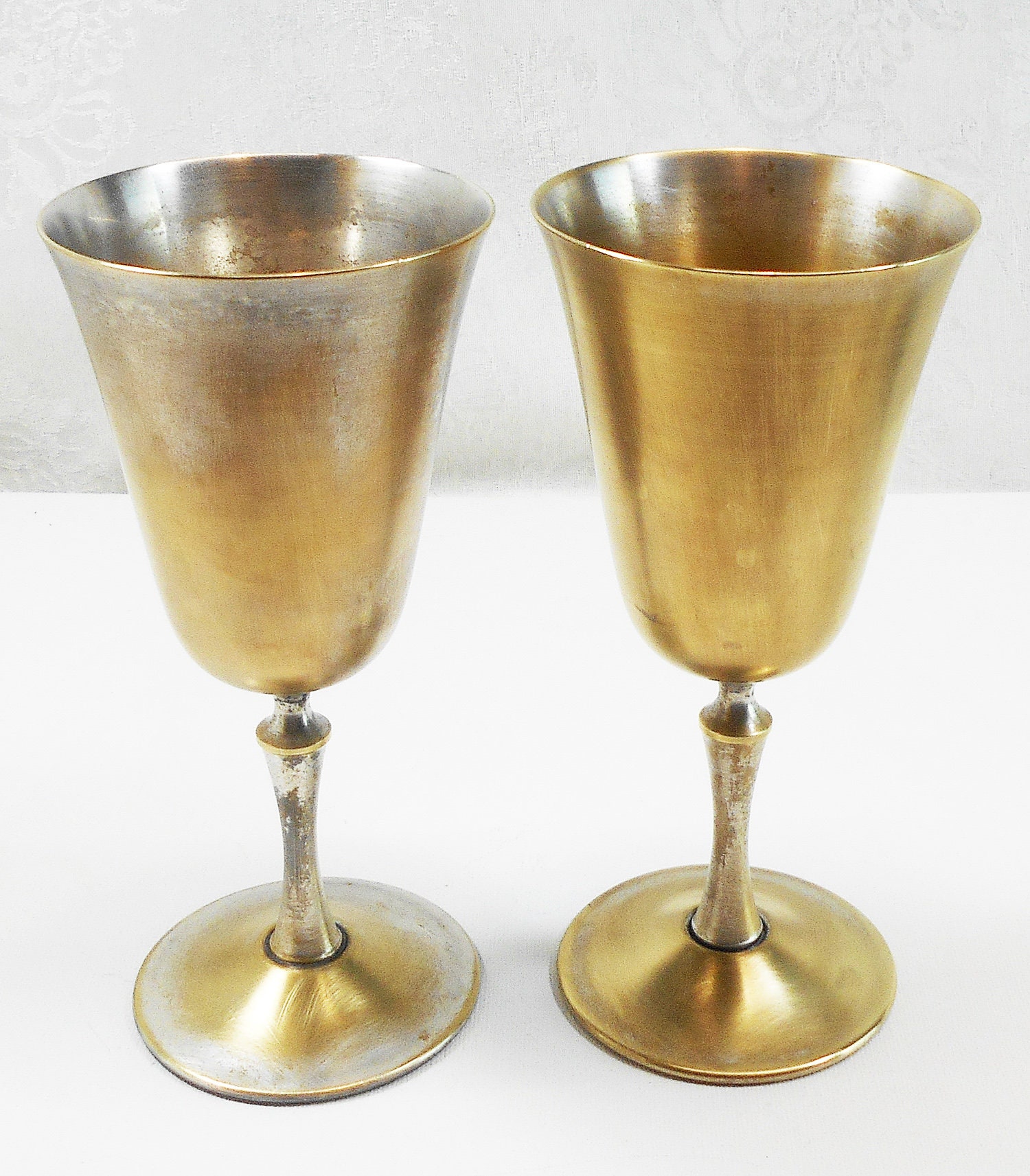 Country Living #2, EL De Uberti, Italy, Silver-plated Wine Goblets ...
