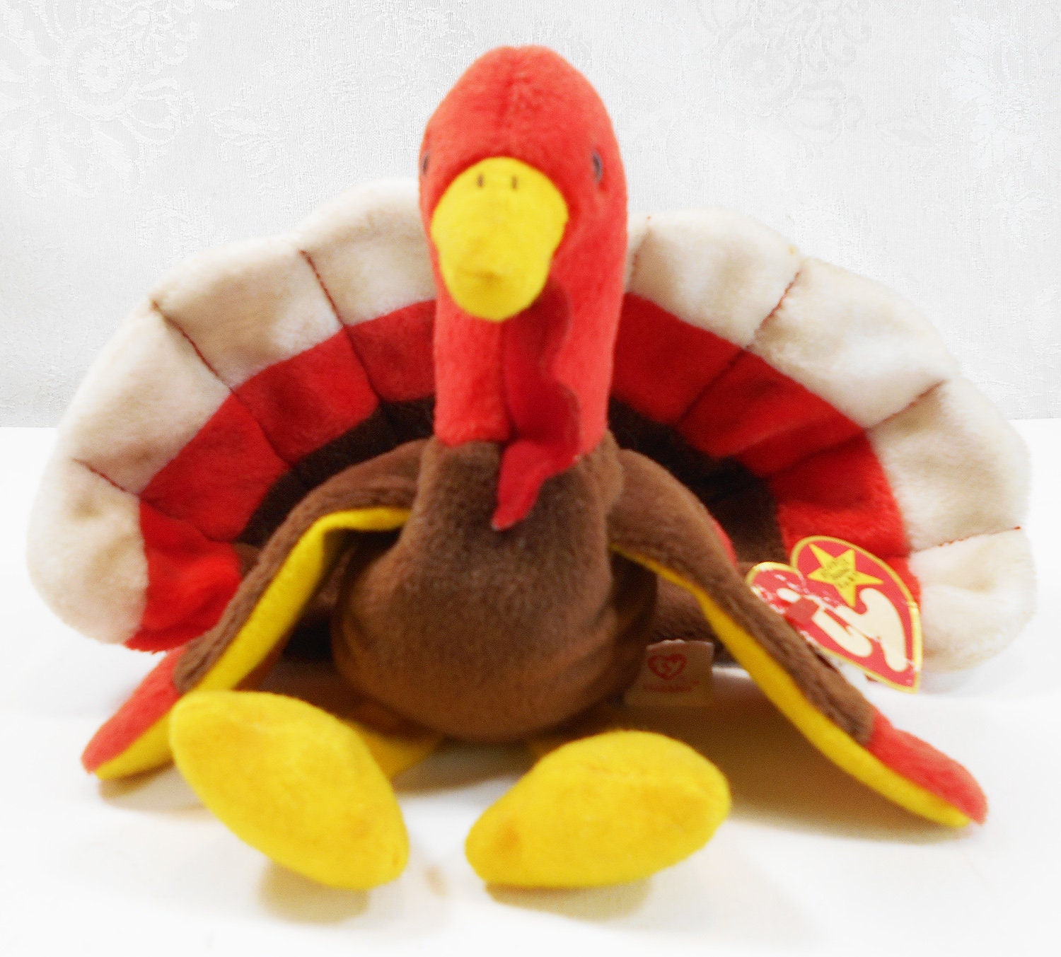 Ty Beanie Babies Gobbles the Turkey and Pinky the Flamingo - Etsy