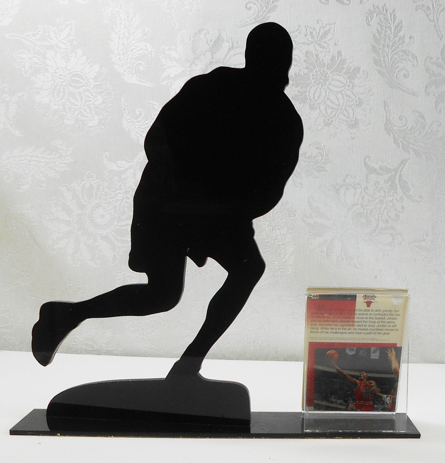 Michael Jordan Cards 9 Inch Figure Card Holder Hang Time Card - Etsy