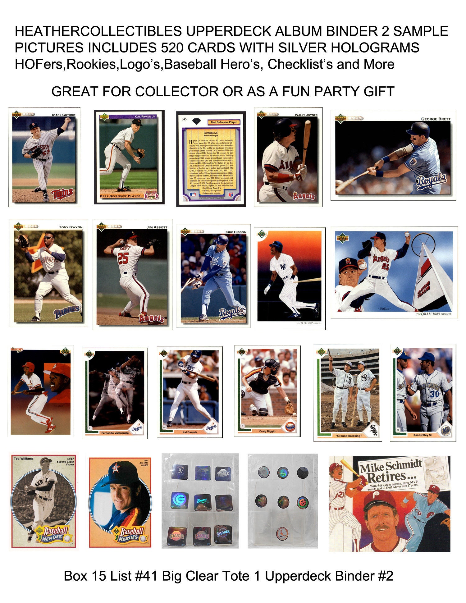 Special Upperdeck Baseball Album Plus 5 Boxes Football Packs, Vintage ...