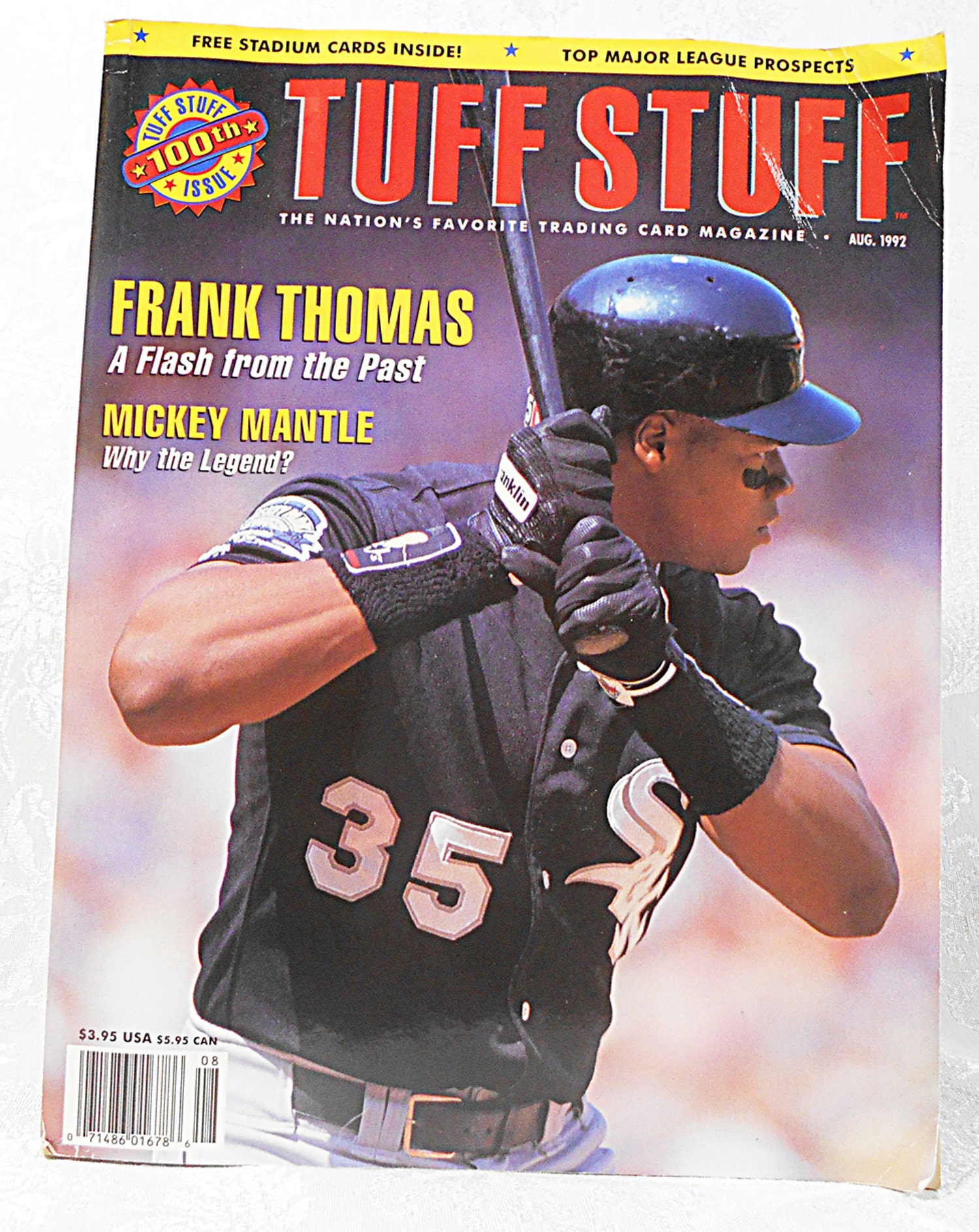 Vintage Tuff Stuff Sport Magazines, Rare Special Sport Cards, Madonna ...