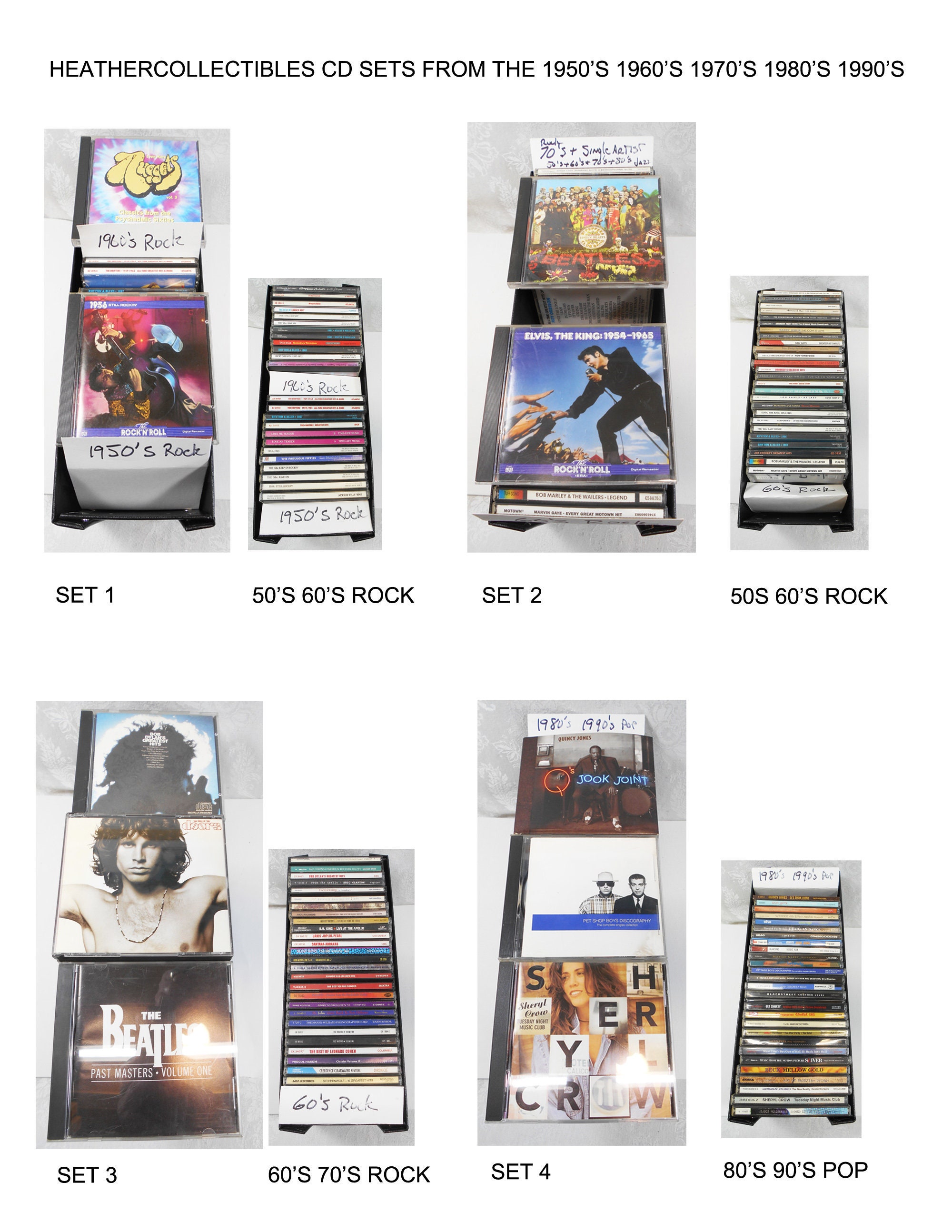 Music C.d.'s Retro Music Collection Vintage Musicfun - Etsy