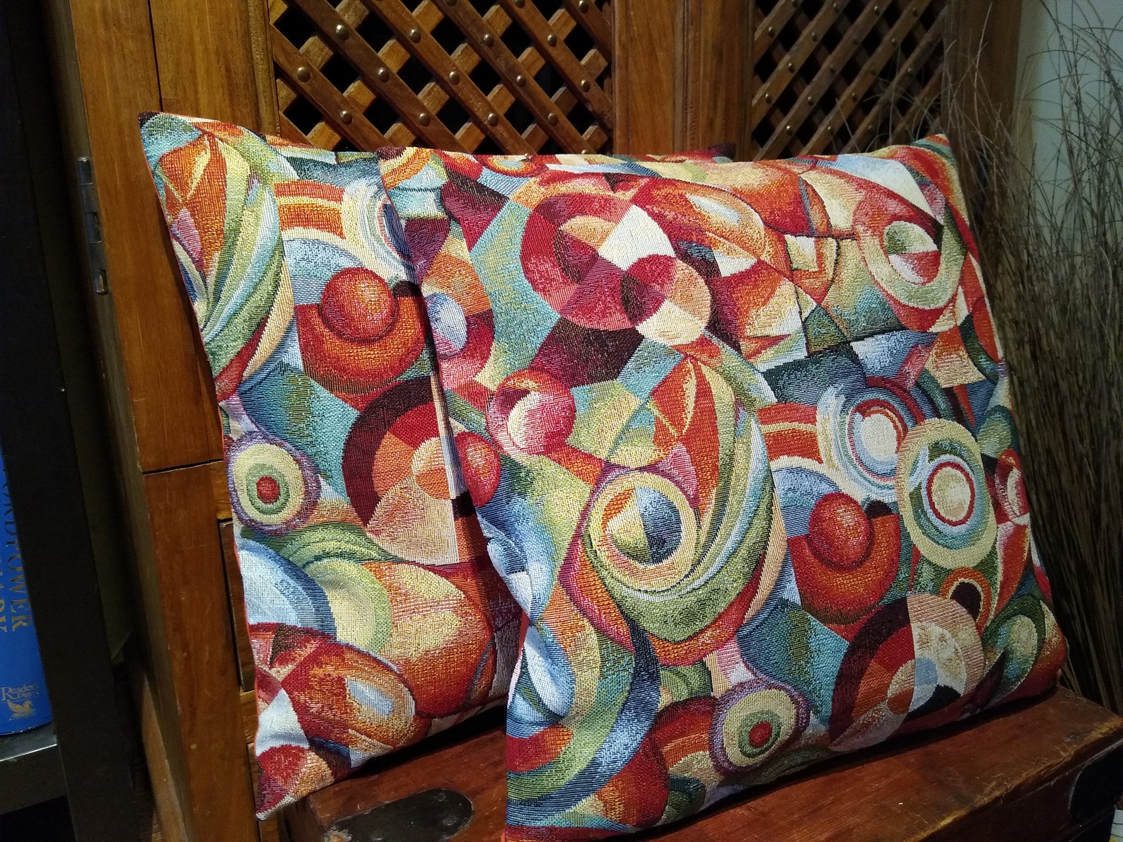 Cushion cover Picasso fabric multicolour | Etsy