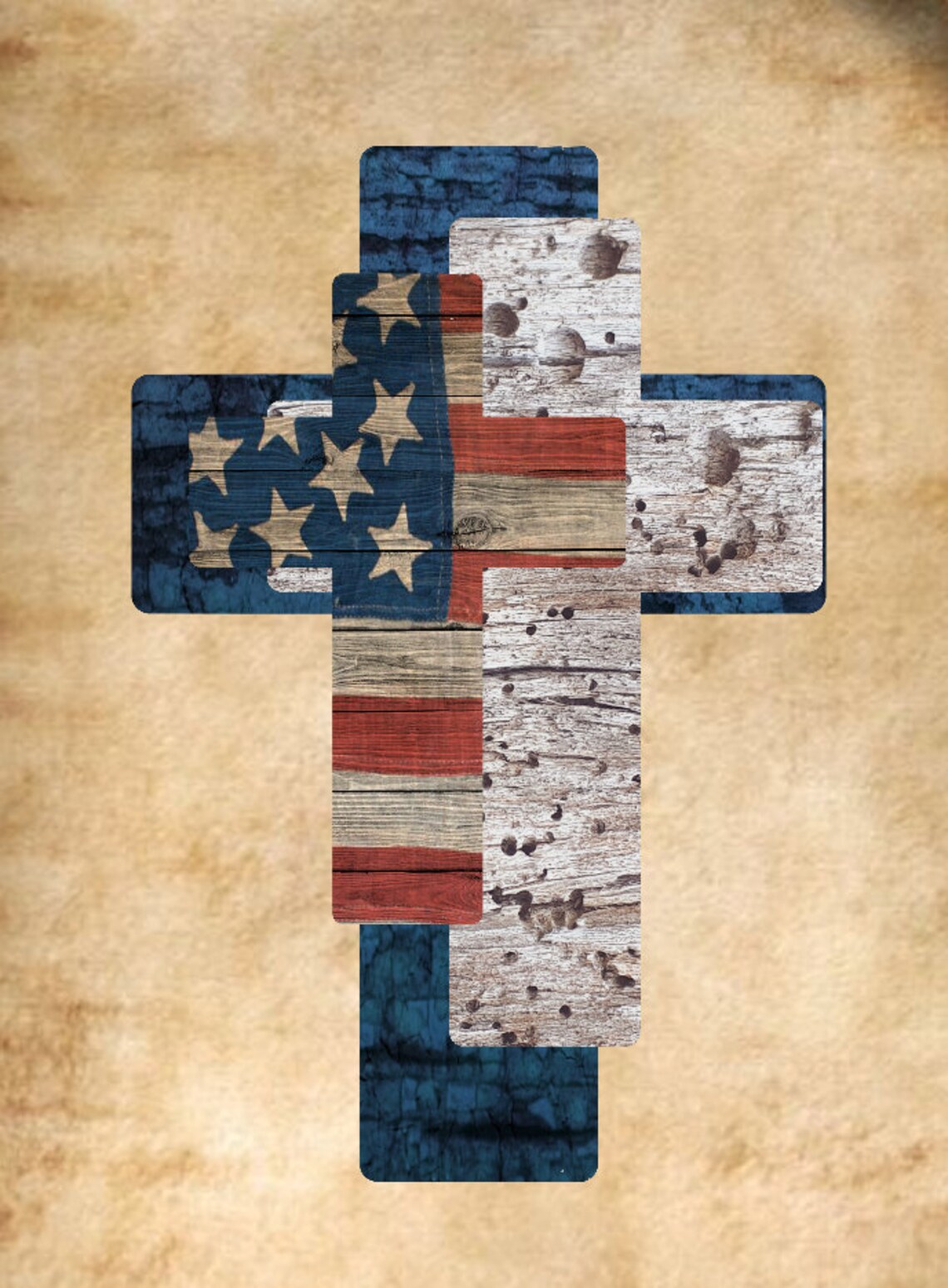 Beautiful 3D Printed Layered Cross Trio / Wall Decor/ 10 Different ...