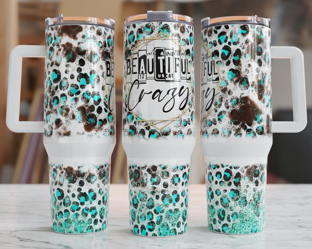 Stanley Style / Beautiful Crazy / Leopard /40oz. Stainless Steel ...