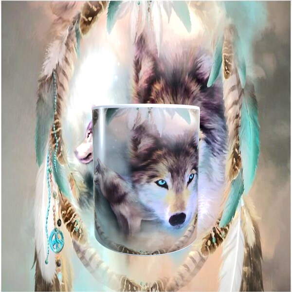 Wolf Dinnerware Set - Etsy