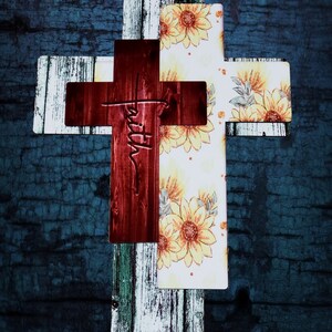 Beautiful 3D Printed Layered Cross Trio / Wall Decor/ 10 Different ...