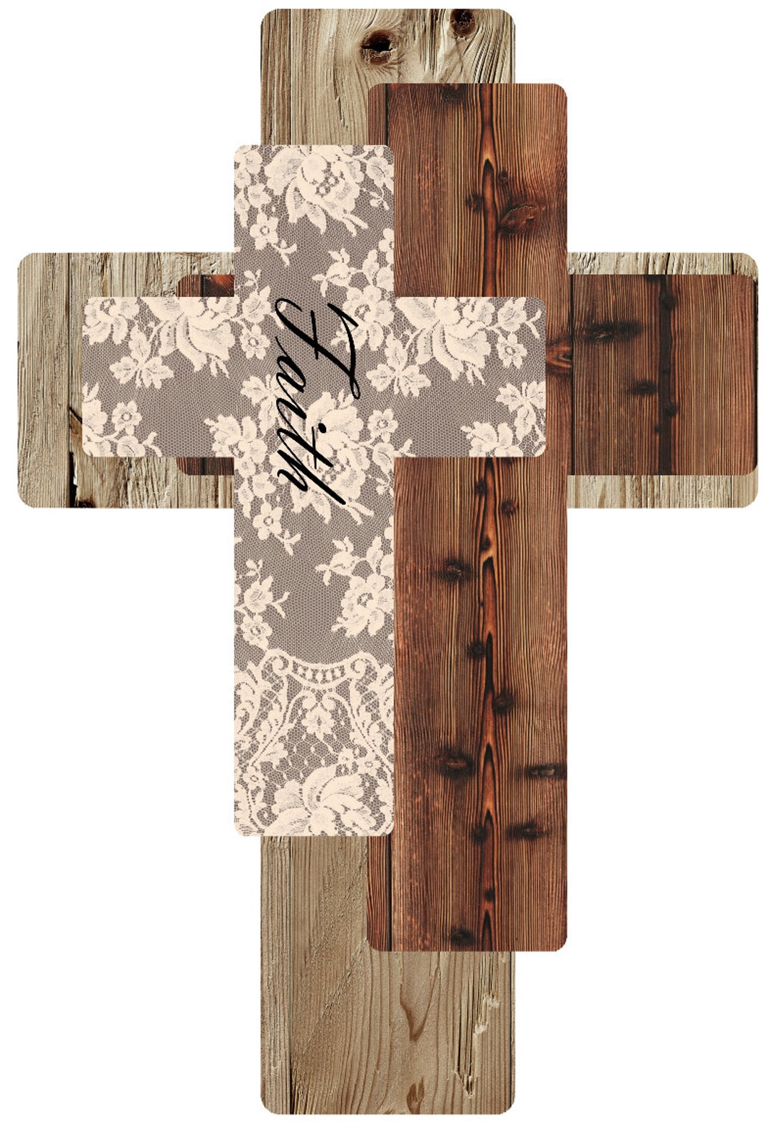 Beautiful 3D Printed Layered Cross Trio / Wall Decor/ 10 Different ...