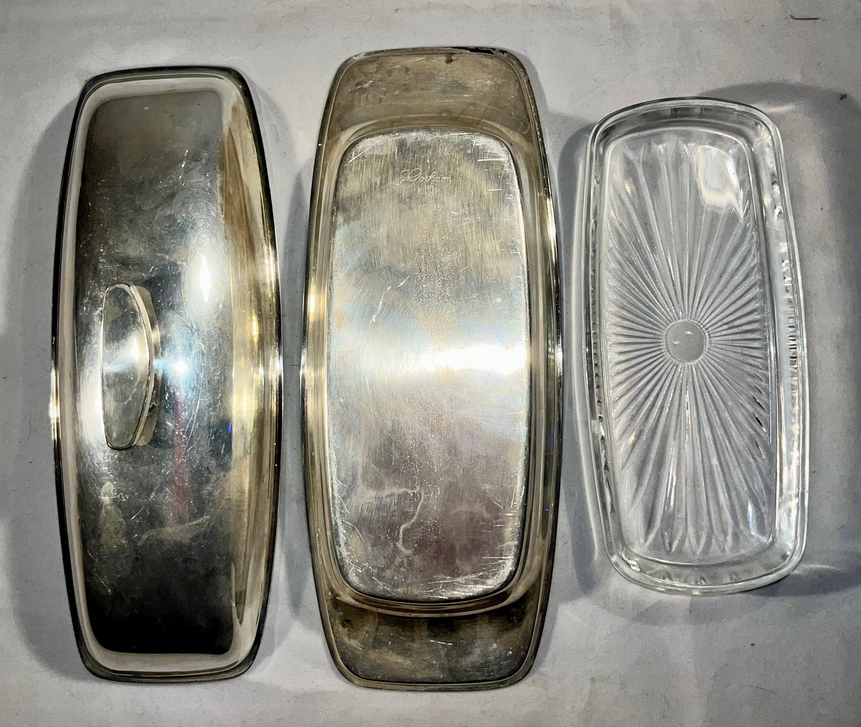 Vintage Gorham EP YC775 Silver Plate Butter Dish - Etsy