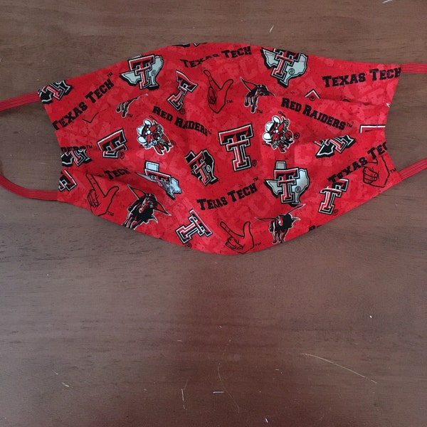 Texas Tech Face Mask - Etsy