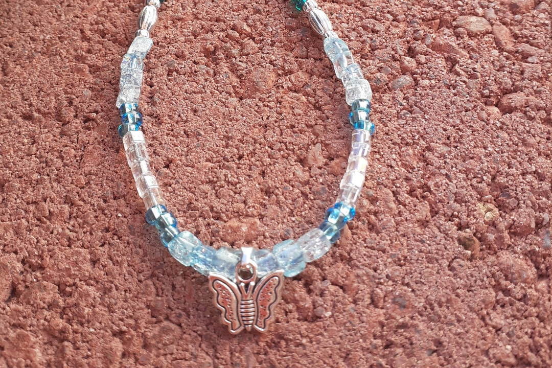 Cottage Core Necklace/ Butterfly Necklace/choker - Etsy UK