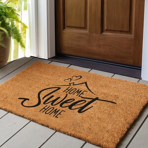 Home Sweet Home Mat | Indoor or Outdoor Mat | Customize Door Mat ...
