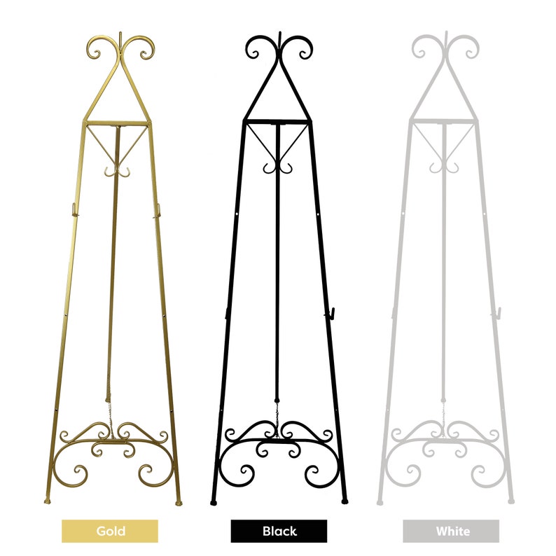 Metal Wedding Easel: 57.8" Event Sign Display Stand - Etsy