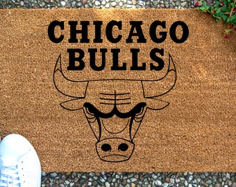 Chicago Bulls Rug - Etsy
