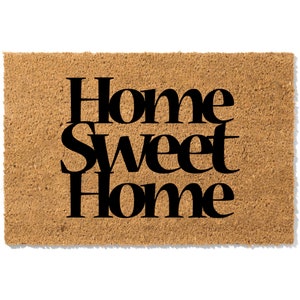 Home Sweet Home Mat Indoor/outdoor Home Mat Customize Door Mat ...