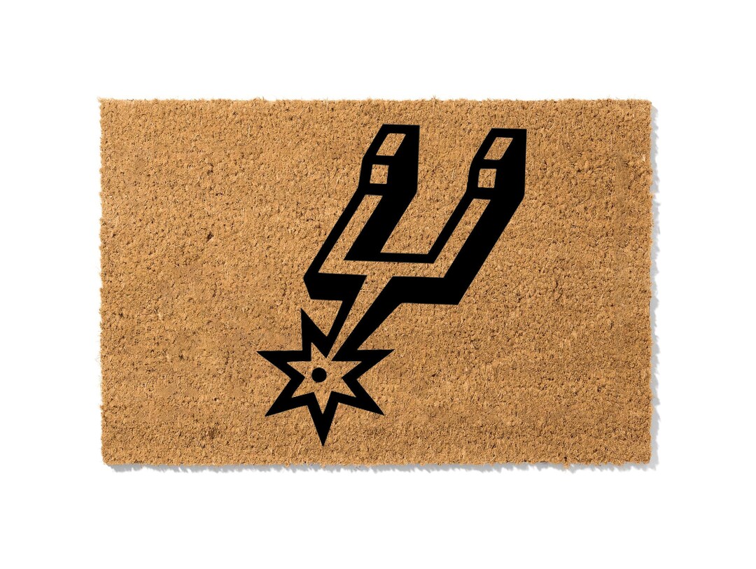 FREE SHIPPING - San Antonio Spurs, Spurs Door Mat , Spurs Door Rug ...
