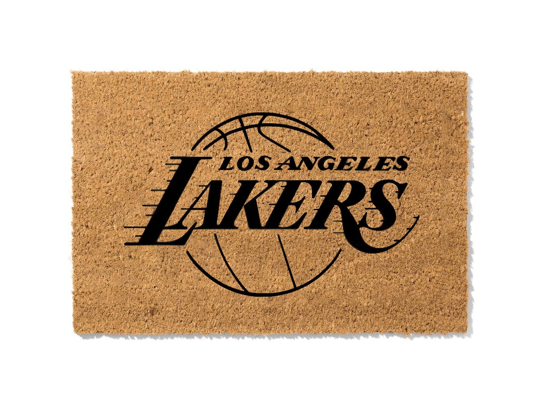 Los Angeles Lakers, Lakers Door Mat, Basketball Lakers Team Door Rug ...