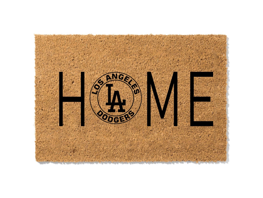 Los Angeles Dodgers, Dodgers Door Mat , Los Angeles Rug, Home Décor ...