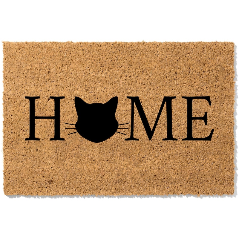 Cat Welcome Mat - Etsy