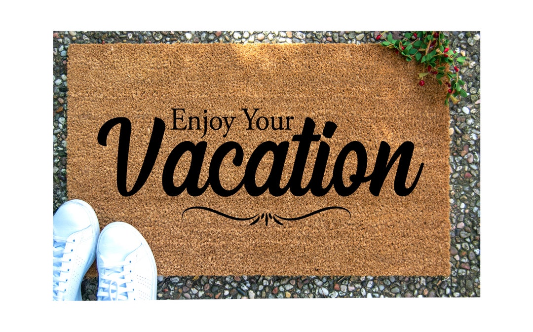 Enjoy Your Vacation Housewarming Gift Airbnb Sign Custom - Etsy