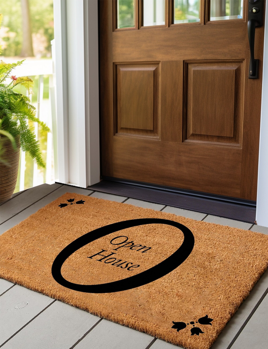 Open House Realtor Door Mat Open House Doormat Real Estate Doormat ...
