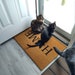 Custom Cat Doormat: Natural Coir Personalized Welcome Mat - Etsy
