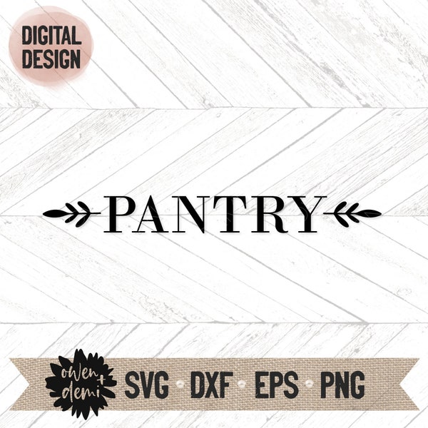 Pantry Svg - Etsy