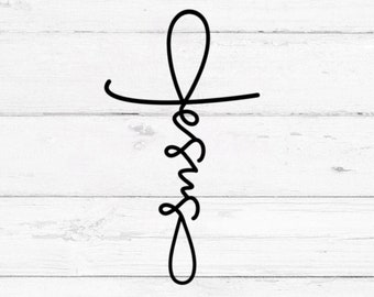 Jesus cross svg | Etsy