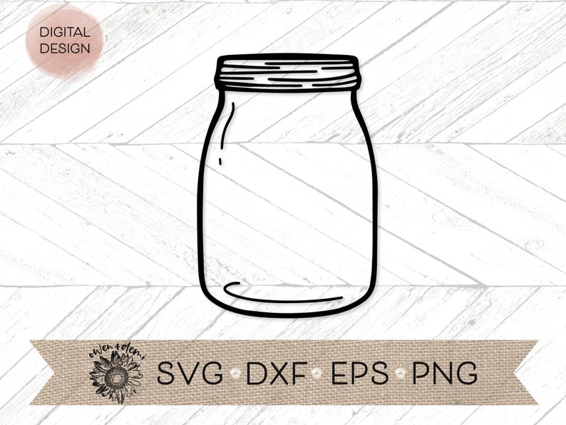 Jar Svg Jar Cut File Jar Clip Art - Etsy