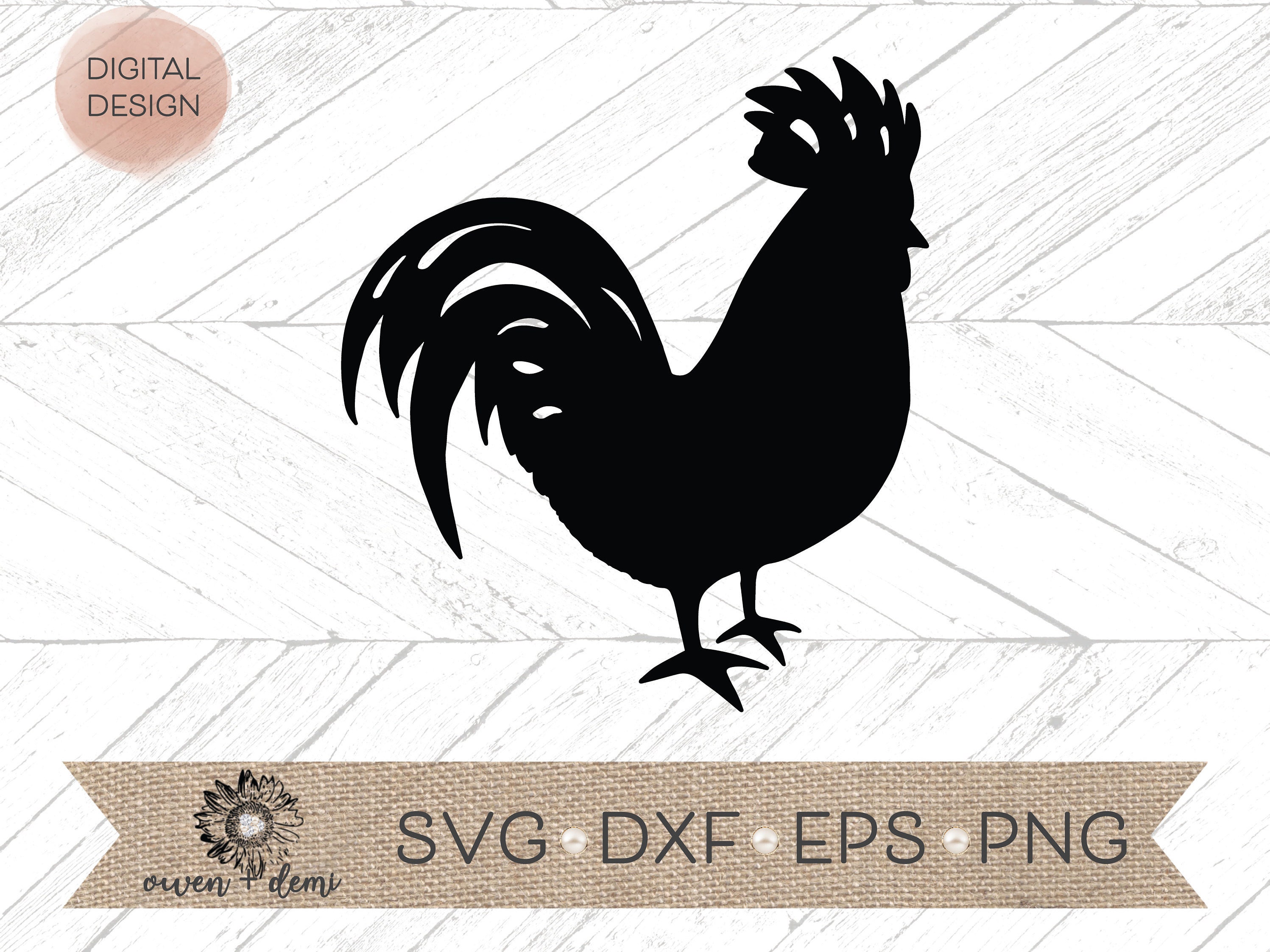 Rooster Svg Rooster Clip Art Rooster Cut File Rooster - Etsy Denmark