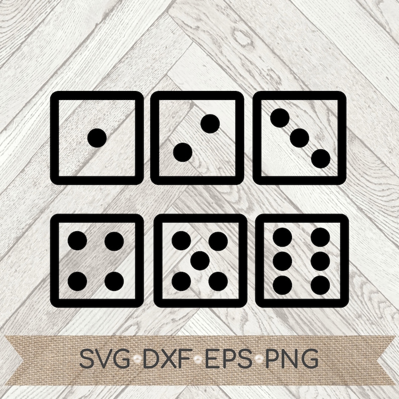 Dice svg Dice svg bundle dice cricut cut file dice | Etsy