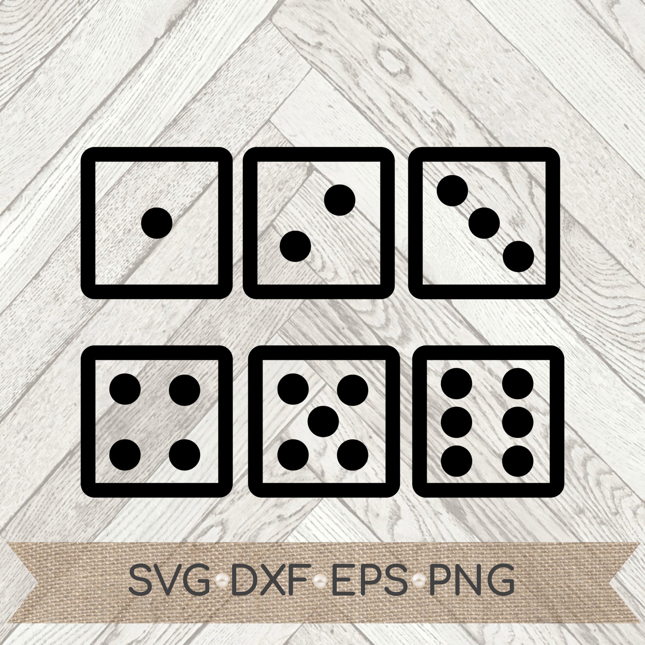 Dice Svg Dice Svg Bundle Dice Cricut Cut File Dice | Etsy