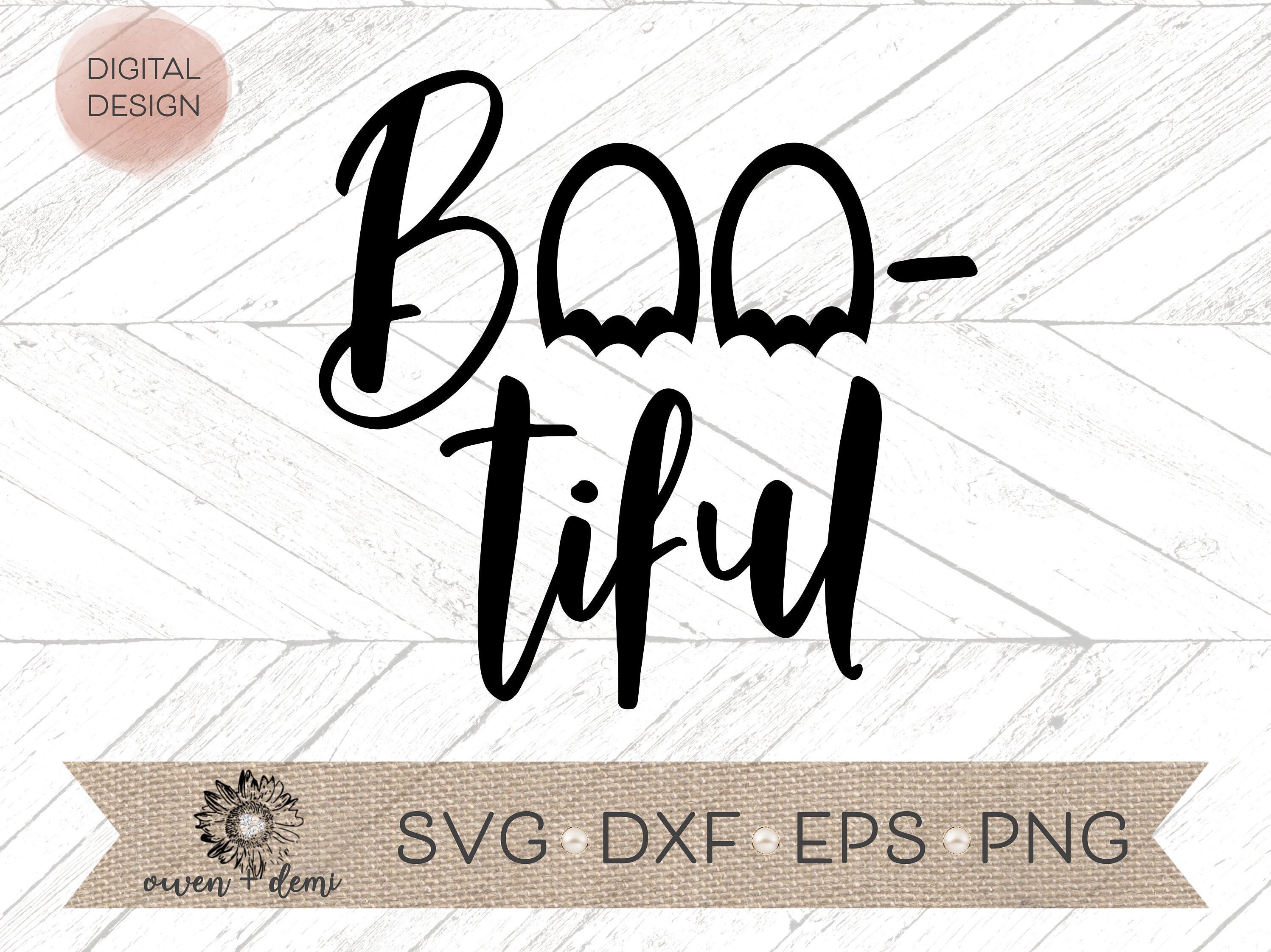 Bootiful Svg Halloween Svg Halloween Cricut Svg | Etsy