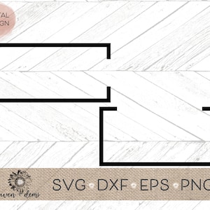 Split Rectangle Svg Split Frame Svg Rectangle Svg - Etsy Canada