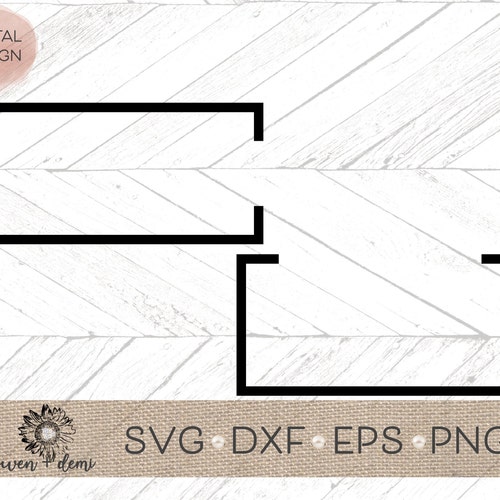 Split Rectangle Svg Split Frame Svg Rectangle Svg - Etsy