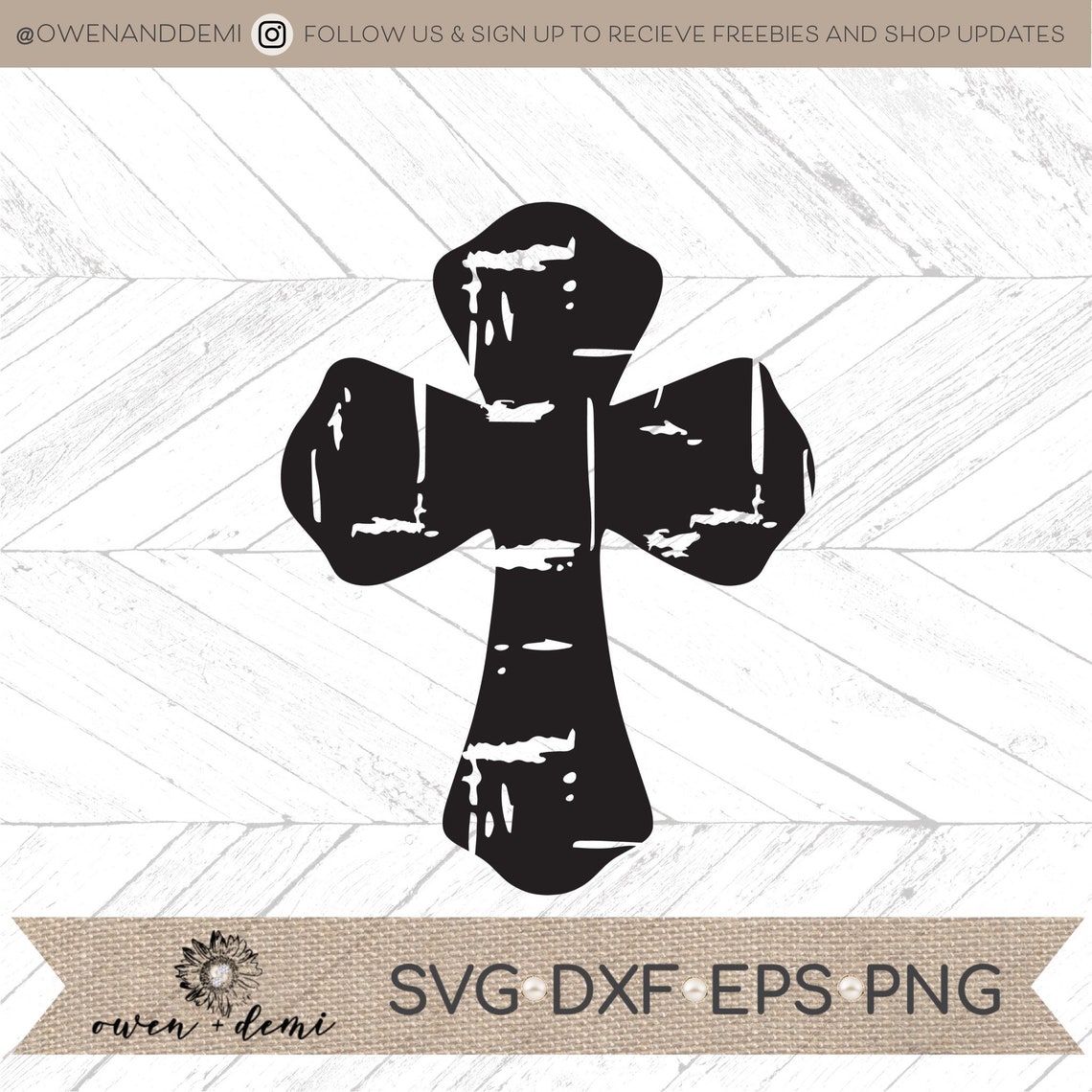 Cross bundle svg Rustic Chic Cross svg archivo decorativo | Etsy