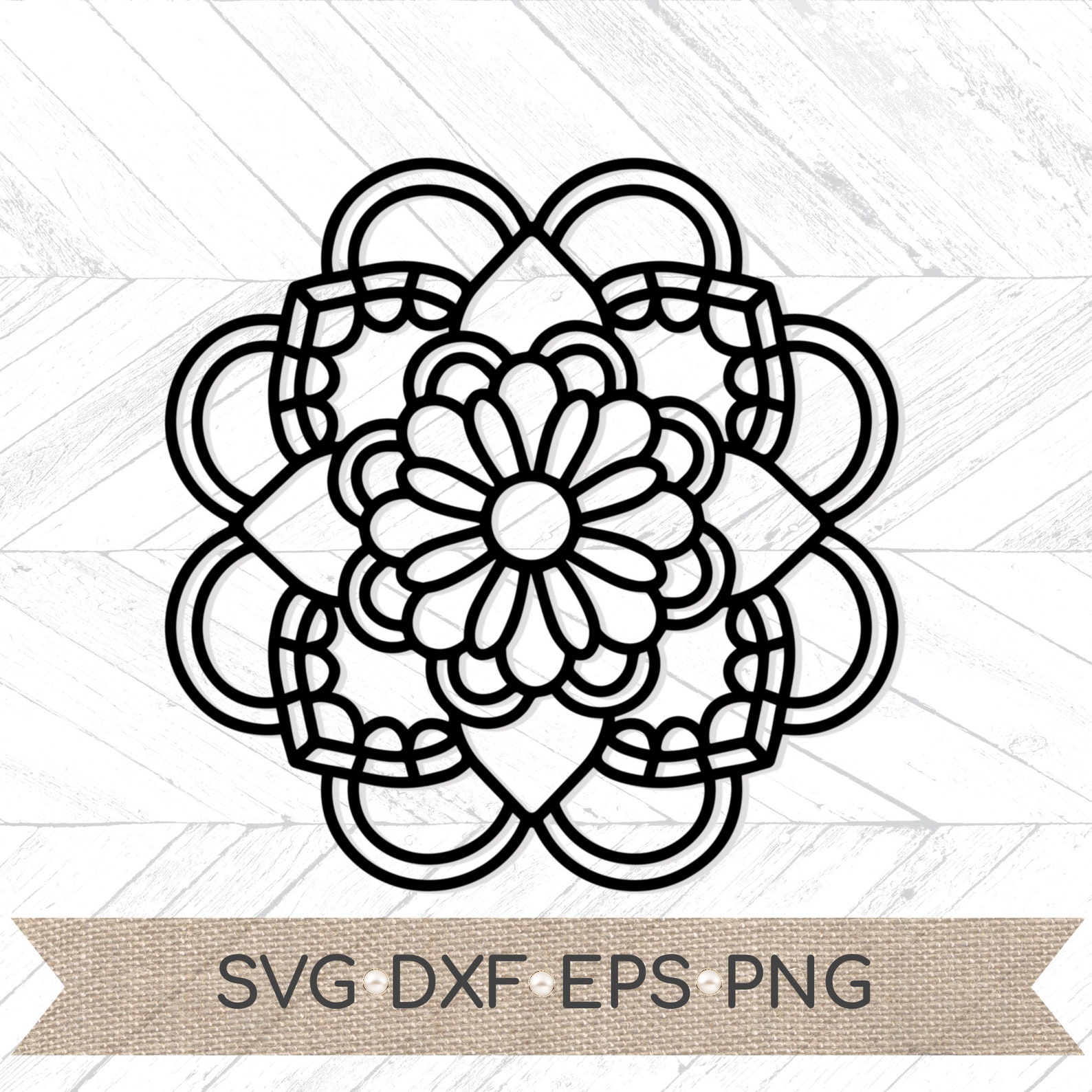 Mandala Svg Simple Mandala Svg Mandala Png Mandala Clip | Etsy